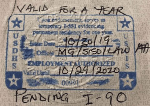 How Do I Get a I-551 Stamp? | Lally Immigration Services